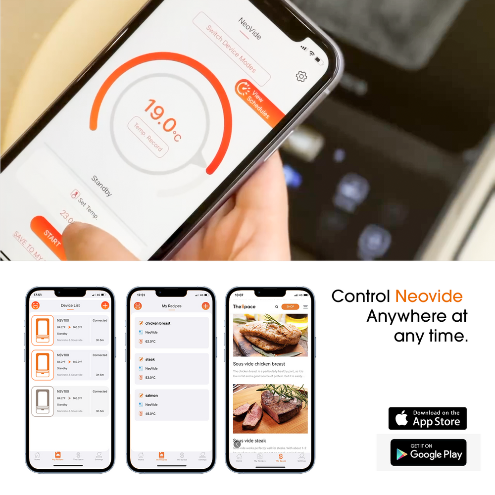 Neovide Waterless Sous Vide Cooker – Vesta Precision